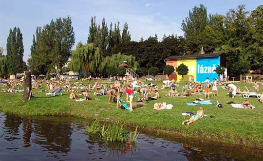 Zwembaden en strand in Praag | Praag-Nu